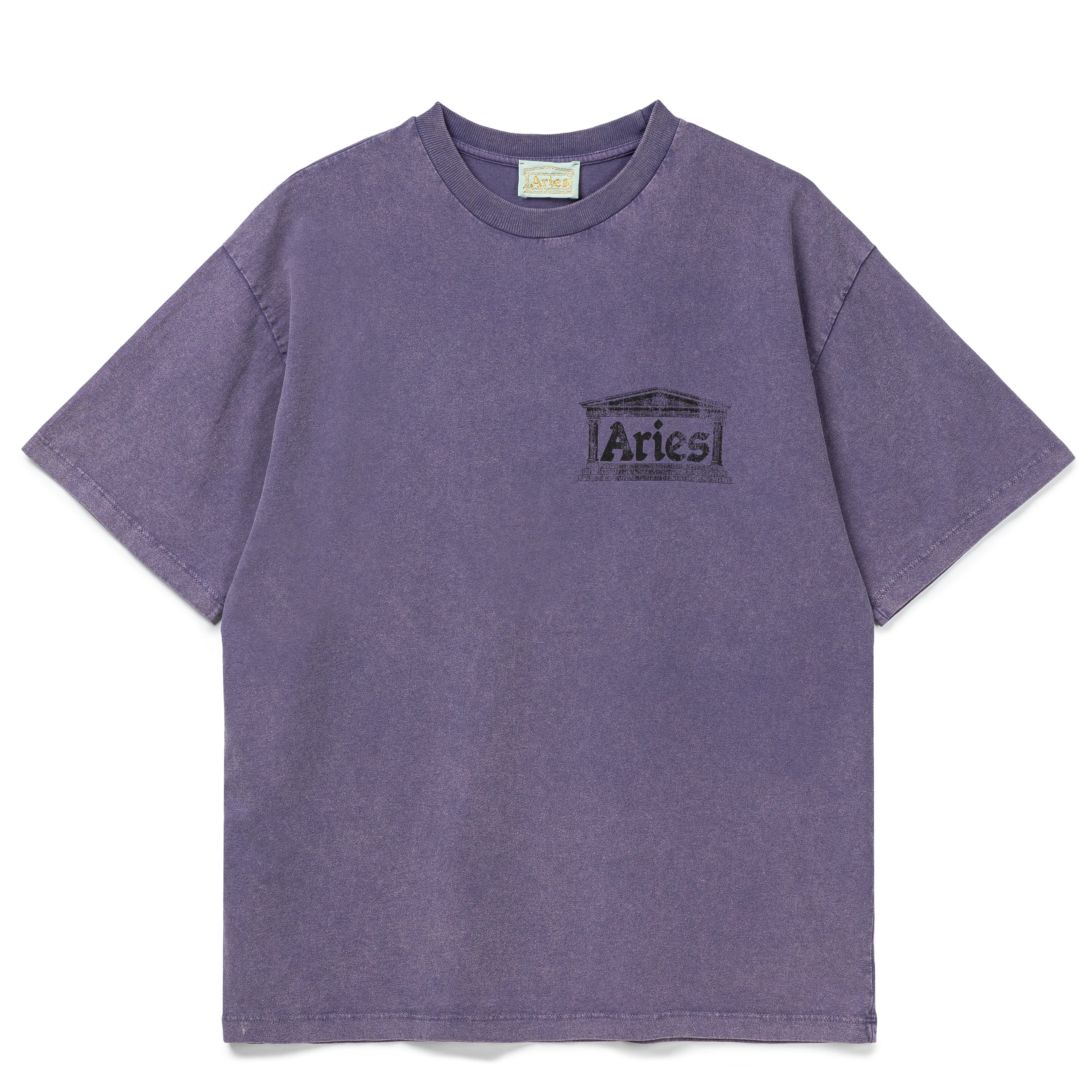 Aries Aged Ancient Temple Tee | Purple – CROSSOVER