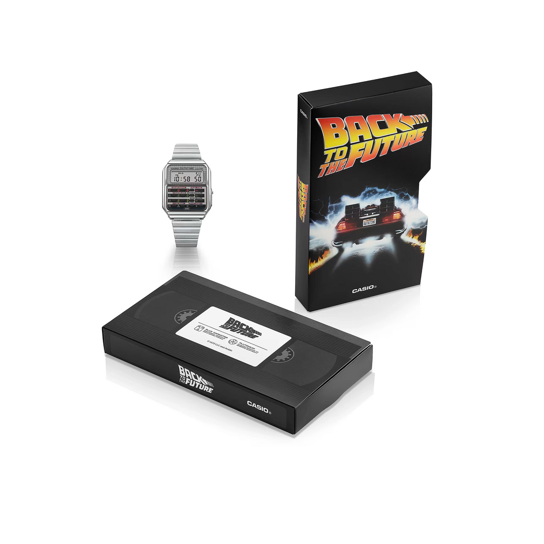 CASIO Vintage x Back to the Future | Silver – CROSSOVER