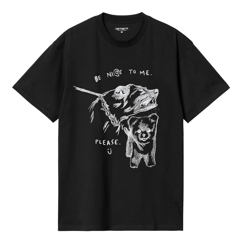 Carhartt WIP Pepe Be Nice Tee | Black – CROSSOVER