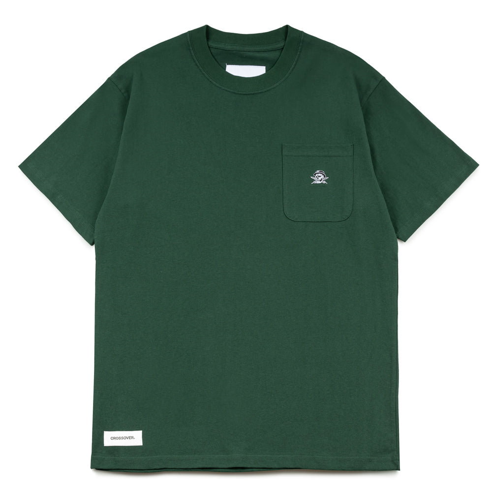 Crossover Signature SBVRT Pocket Tee | Green – CROSSOVER