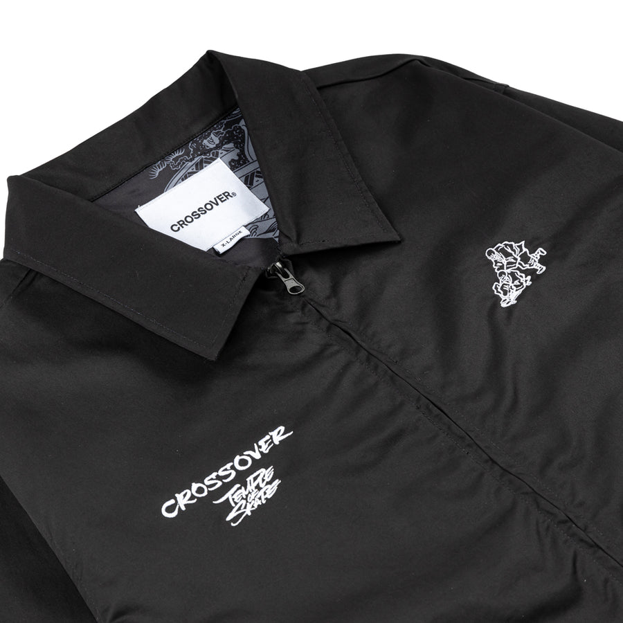Crossover x Temple of Skate 'The Push' Jacket | Black – CROSSOVER