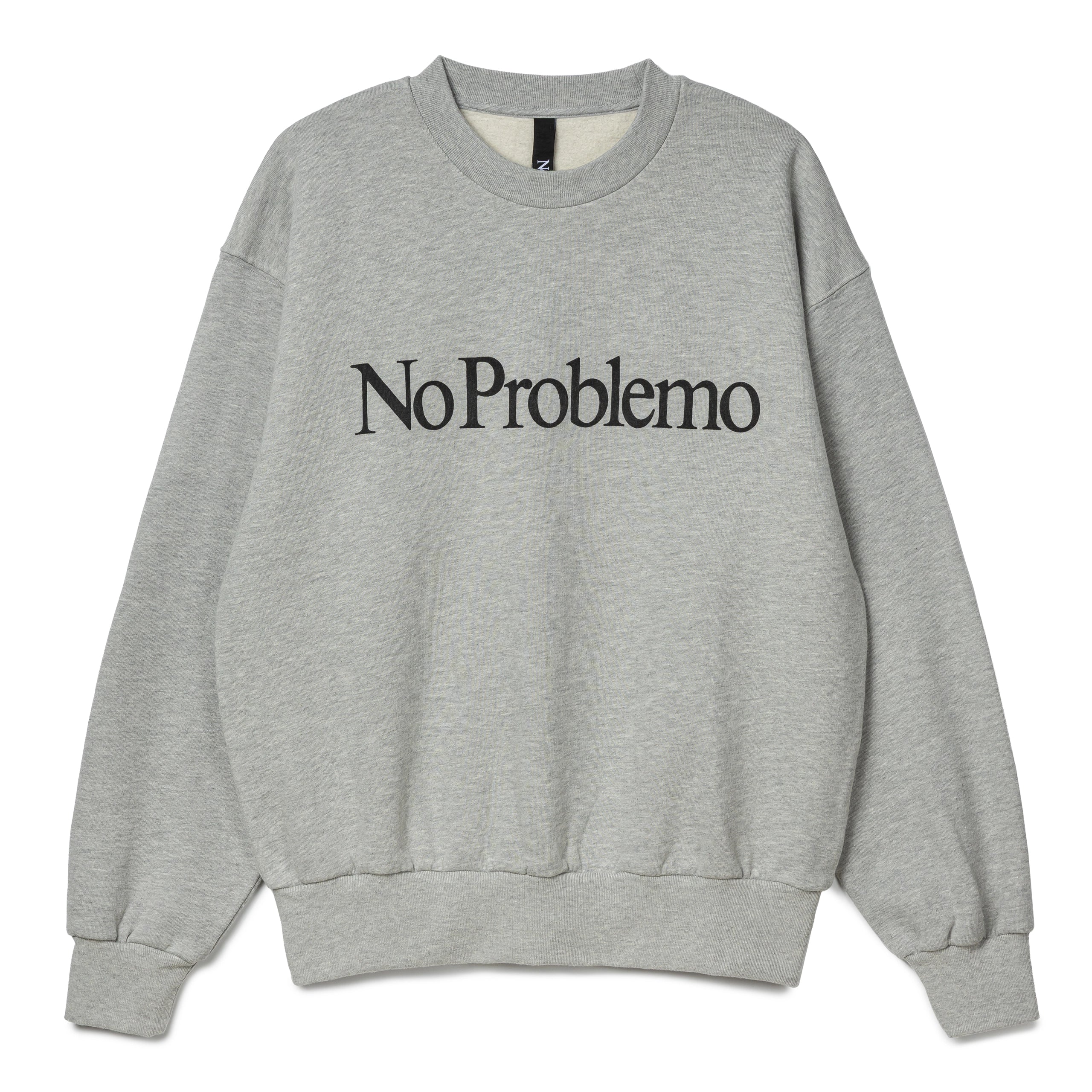 No Problemo No Problemo Sweatshirt | Grey Marl – CROSSOVER