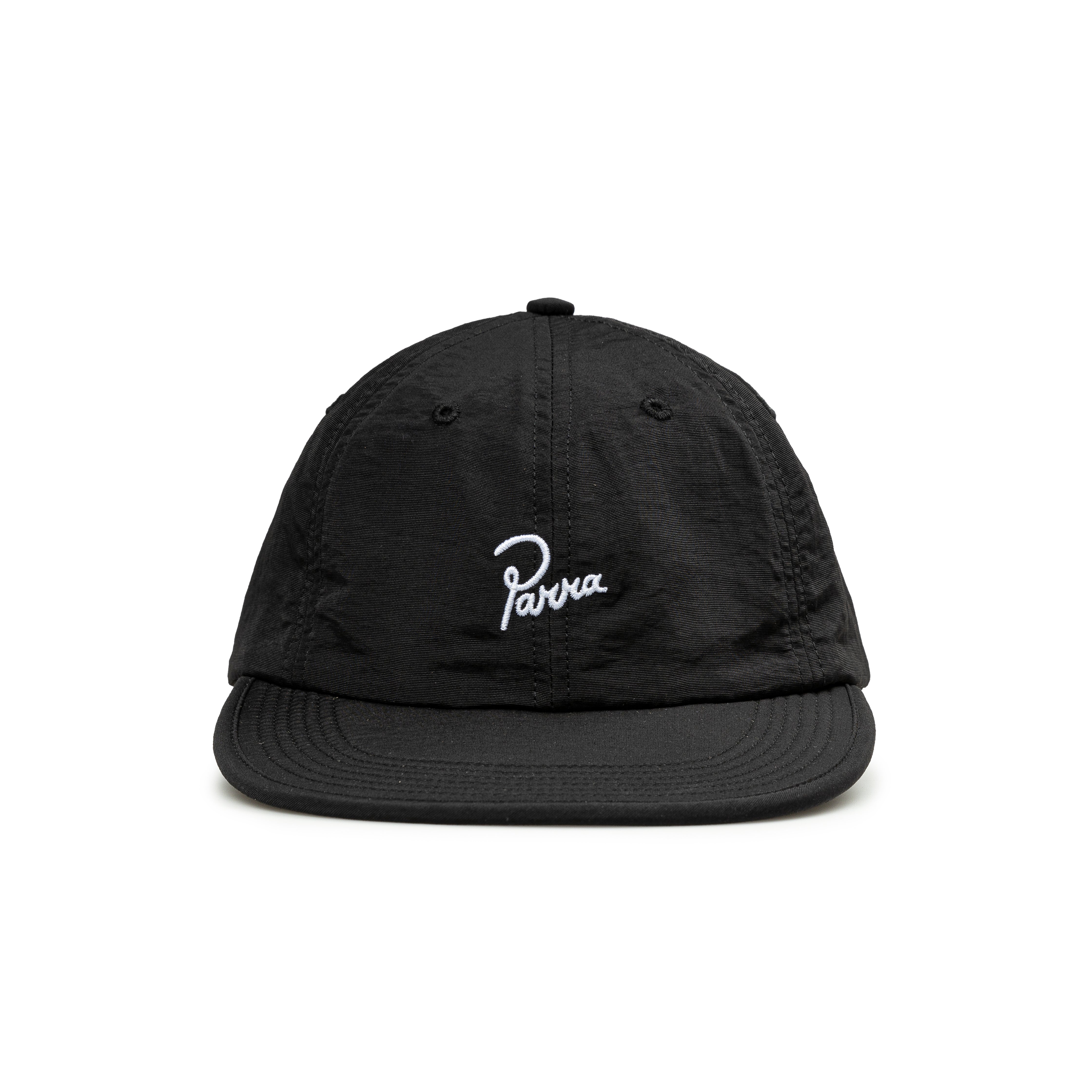 Parra Signature 6 Panel Hat | Black – CROSSOVER