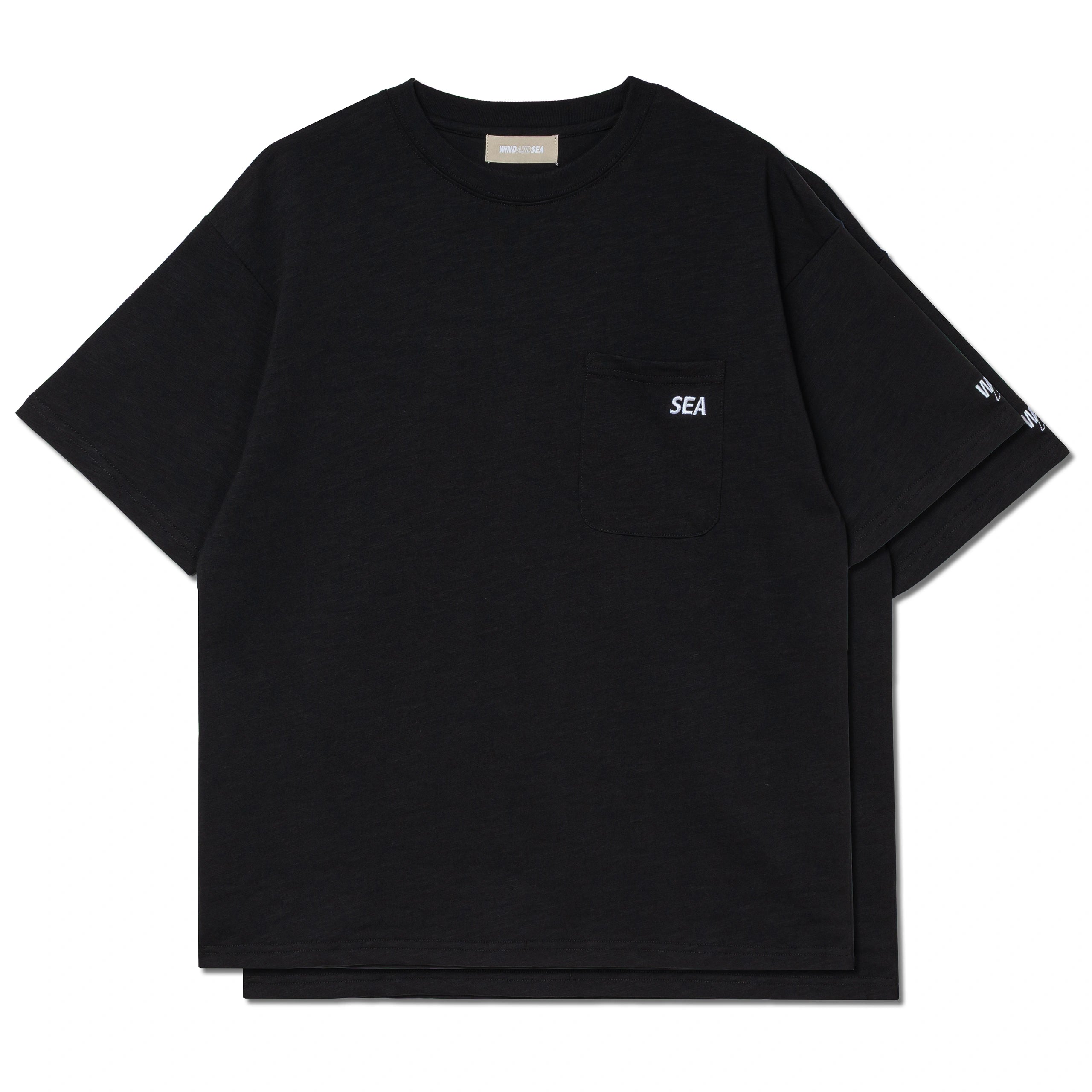 Wind and Sea Sea ESS 2-Pack Pocket Tee | Black – CROSSOVER